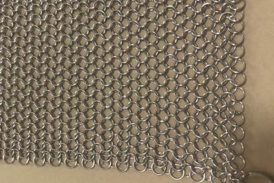 Cina Impianto di lavaggio a 6*8 pollici di Chainmail del pulitore della padella del ghisa dell'acciaio inossidabile per la pentola del ghisa in vendita