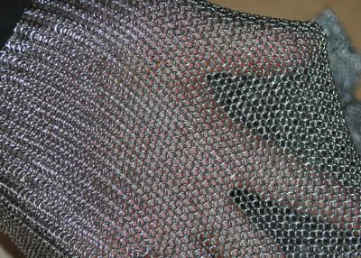 Cina lunghezza saldata dell'impianto di lavaggio di Chainmail dell'acciaio inossidabile del diametro 304L dell'anello di 3.81mm su misura in vendita