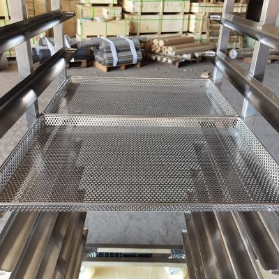 China Commercial Kitchen 304 stainless Steel Drying Bakery Display Baking Bread Tray Rack Trolley for sale