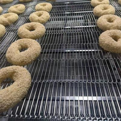 China AISI 316 Stainless Steel Ladder Wire Mesh Conveyor Belt for Snack Production Line for sale