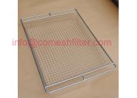 China Stackable Perforated Stainless Steel Tray Food Grade Rectangle Baking Tray for sale