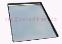 China Stackable Perforated Stainless Steel Tray Food Grade Rectangle Baking Tray for sale