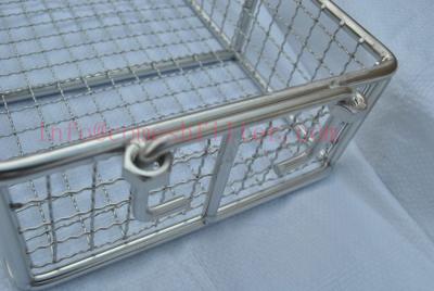 Cina Lavaggio di verdure di immagazzinamento nei cesti metallici dell'acciaio inossidabile di pulizia ultrasonica in vendita