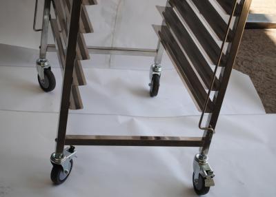Cina Montaggio della cucina del ristorante dell'hotel del carrello dello scaffale dell'acciaio inossidabile della pentola della GN in vendita