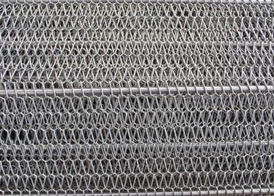 China De bevriezende Rang van het Vissenvoedsel beweegt 2.0mm Ketting Gedreven Transportband spiraalsgewijs Te koop