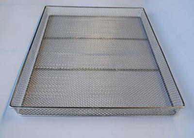 China Produto comestível 60x40cm 1.2mm Mesh Wire Tray Bakery/microplaqueta à venda