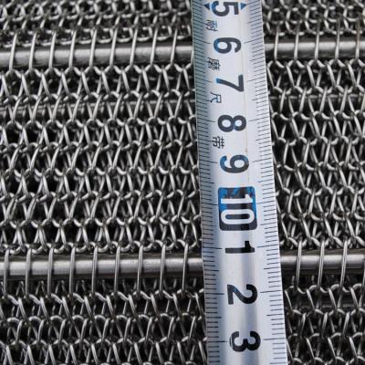 China Compound Stainless Steel Spiral Freezer Wire Mesh Balance Weave Conveyor Belt for furnace oven dryer for sale