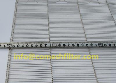 China Brood die 0.9MM Vlak Flex Wire Mesh Conveyor Belt bakken Te koop