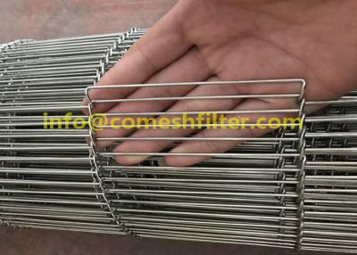 China Brood die 0.9MM Vlak Flex Wire Mesh Conveyor Belt bakken Te koop