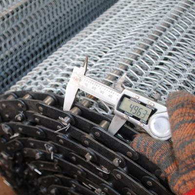 China High Temperature Galvanized Carbon Steel Metal Mesh Conveyor Chain Driven Belt for oven wood drying for sale