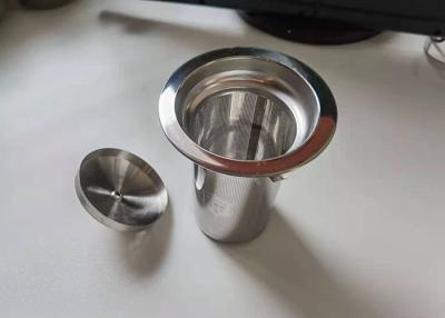 China 5cm Reusable Sus304 FDA Metal Tea Strainer With Lid for sale