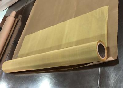 China anchura del 1.2m que protege a Mesh Screen For Faraday Cage de cobre amarillo en venta