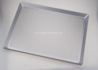 China Custom Aluminum Rectangular Metal Perforated Baking Trays For Kitchen for sale