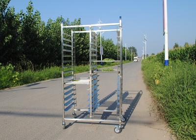 Cina Ruote di resistenza di Tray Rack Trolley With Heat dell'acciaio inossidabile dello SGS 1.2mm in vendita