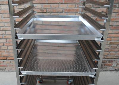 China Bakery Tools 0.6mm Aluminum Baking Tray Non Stick Rectangle Sheet Pan for sale