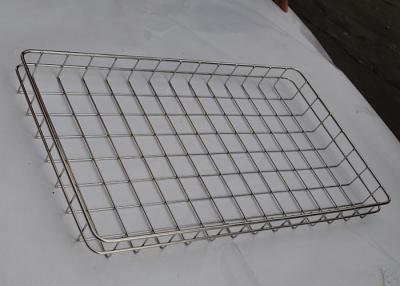 China 304 fio de aço inoxidável reusável Mesh Tray Baking Bread de FDA 3mm à venda