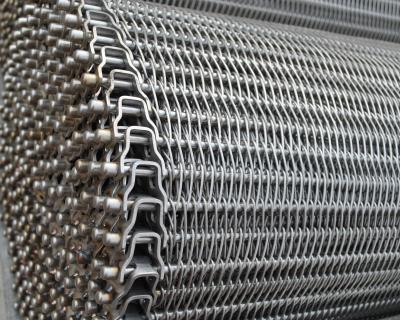 Китай Плоская цинковая проволочная сетка конвейерная лента из углеродистой стали продается