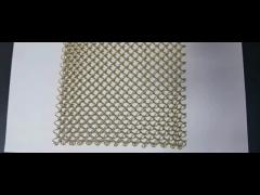 aluminum chain link mesh curtain