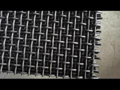 Mild Steel Crimped Wire Mesh Quarry Screen Mine Sieving Mesh For Crusher Hooked Vibrating