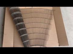 304 Stainless Steel Enrober Mesh Conveyor Belt for chocolate