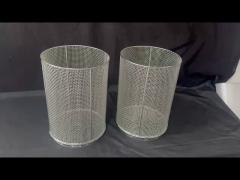 stainless steel wire mesh basket