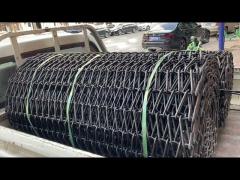 Wire mesh conveyor belt used for shot blasting machine