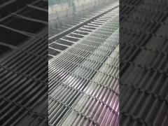 Rigid Woven Architectural Mesh Curtain Rood staal touw Decorative Metal Mesh Screen voor Partiti