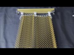 Aluminium spiraaldraad spoel mesh plafond gordijn spoor plafond