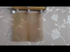 Decoratief metaal spoel draperie gordijn gaas