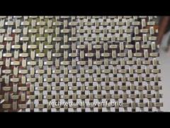 304 316 Stainless Steel Architectural Woven Mesh for Decoration Building Facades Ceiling