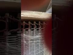 304 굴식 냉동기 쇠줄 그물 콘베아 벨트 열 저항성