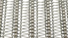 Oven Furnace Carbon Spiral Wire Metal Conveyor Stainless Steel Mesh Belt
