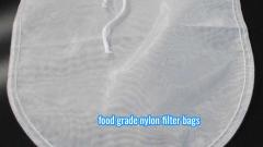 Food Grade 5 10 20 25 40 70 90 150 400 500 Micron 60 Mesh Cloth Fabric Nylon Filter Bags for Oil Che