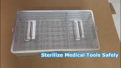 Stainless Steel Sterilization Basket for Medical Autoclave Box