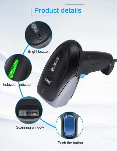 Quality Cheapest 2d Barcode Scanner Auto Detective Handheld Image Barcode Scanner for for sale