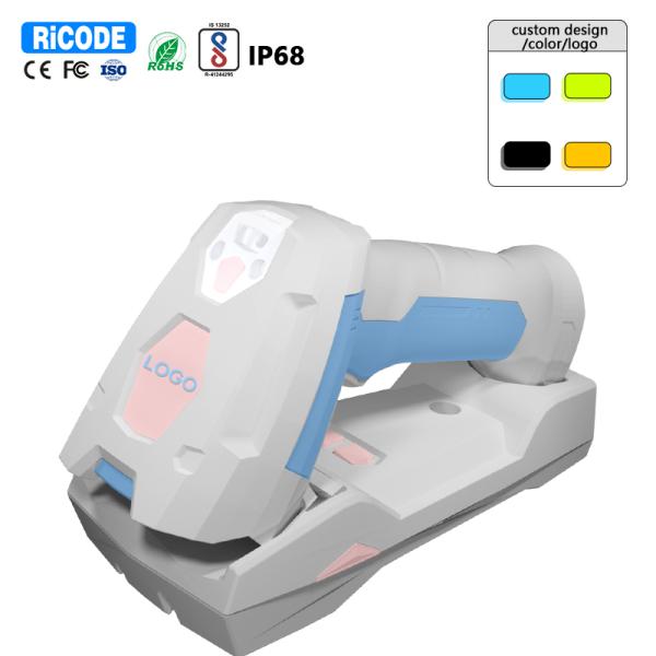 Quality 15 Meter Long Reading Distance Barcode Scanner Rugged Industrial Handheld Barcode Scanner Qr Code Scan for sale