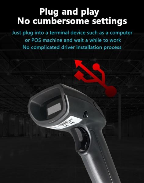 Quality High Performance Wireless Barcode Scanner 1D 2D Barcode Reader Handheld Bar Code for sale