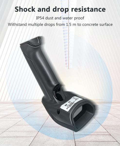 Quality Handheld DS2278 Similar Cordless Screen 1D 2D Barcode Scanner 1D Laser USB for sale