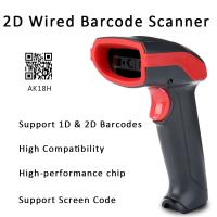 China AK18H Mobile Payment QR Bar Code Reader Wired USB Portable Handheld 1D 2D QRcode Barcode Scanner for Android Tablet PDA for sale
