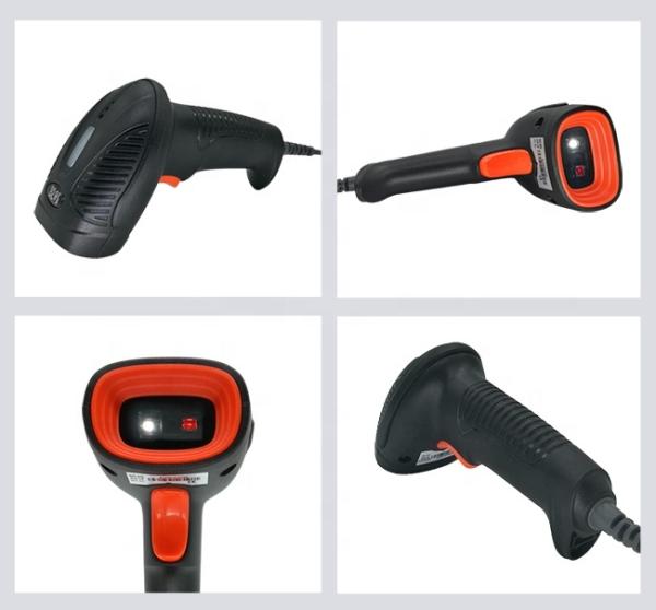 Quality Portable Barcode Scanner 2D QR Bar Code Reader Wired Barcode Scanners for for sale