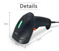 China Portable Barcode Scanner 2D QR Bar Code Reader Wired Barcode Scanners for Android IOS Mobile Payment Escaner for sale