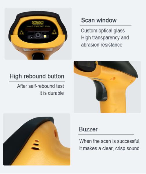 Quality TICODE 2D Barcode Scanner Devices Wired Bar Code Reader Support Reading Screen for sale