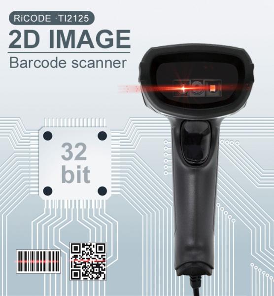 Quality Handheld Wired 1D 2D QR Bar Code Scanner IP52 protection Good Price Barcode for sale
