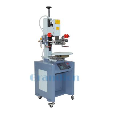 China automatic carousel conveyor hot stamping machine for lids and caps for sale