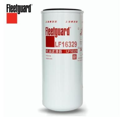 China Promotion Fleetguard Lube Filter LF16329 Cummins lube filter, metal white,used in trucks,bues,engineering machine etc for sale