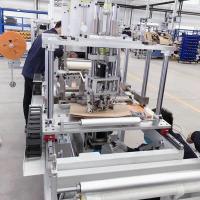 China 380V Automatic N95 Face Mask Making Machine with 140-150pcs/min Output and 6400×3200×1680mm Dimensions for sale