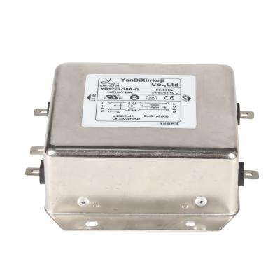 China Three-stage Enhanced EMI Filter AC Power Line Noise Filter High Attenuation Low Pass Filter for sale