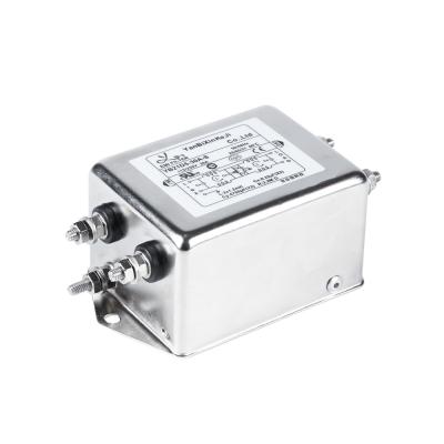 China YB21D5 Dual-stage EMI Filter 30A M4 Screw Output Filter Single Phase Filter for sale
