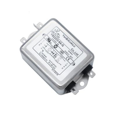 China 8A 220V EMI Filter High Performance Dual-Stage Single Phase Filter For Surgical Equipment for sale