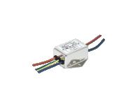 China Power Line Filter 3A Wire Connection Single Phase Filter For EMC Rectification Test for sale